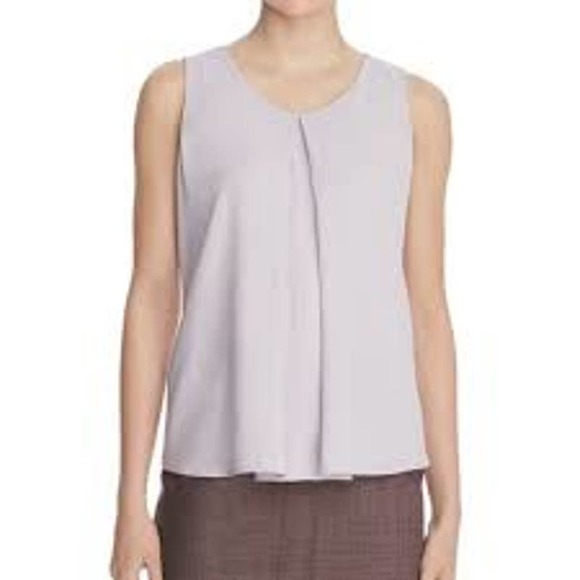 Hugo Boss | Tops | Hugo Boss Lavender Split Pleat Front Tank Top | Poshmark